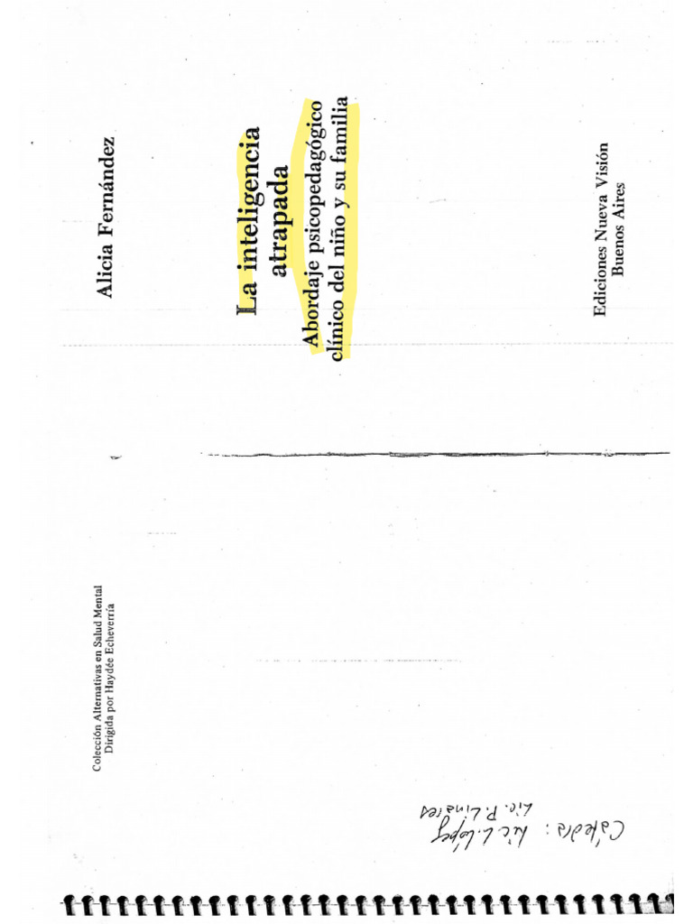 Kupdf.net Alicia Fernandez La Inteligencia Atrapada | PDF