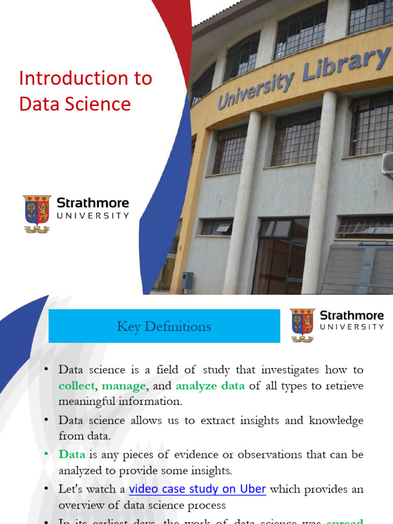 Intro. to Data Science | PDF | Json | Data