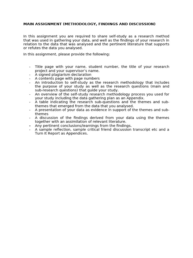 Self-Study Research Methodology Insights | PDF | Data | Methodology