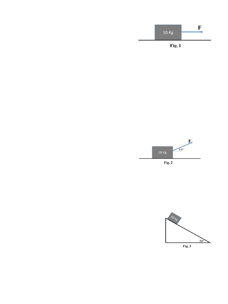 Tutorial-work | PDF | Force | Friction