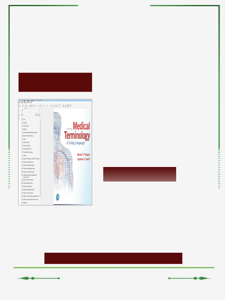 (Original PDF) Medical Terminology A Living Language (7th Edition ...