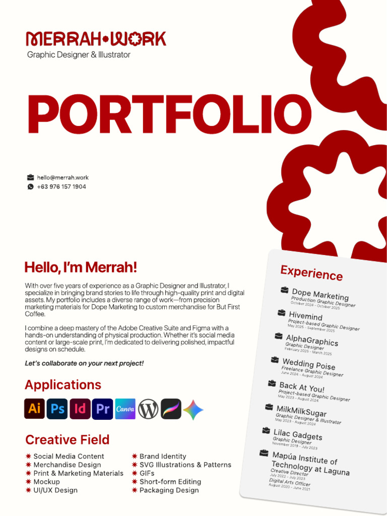 MerrahDeLeon Portfolio GraphicDesigner | PDF | Brand | Communication Design
