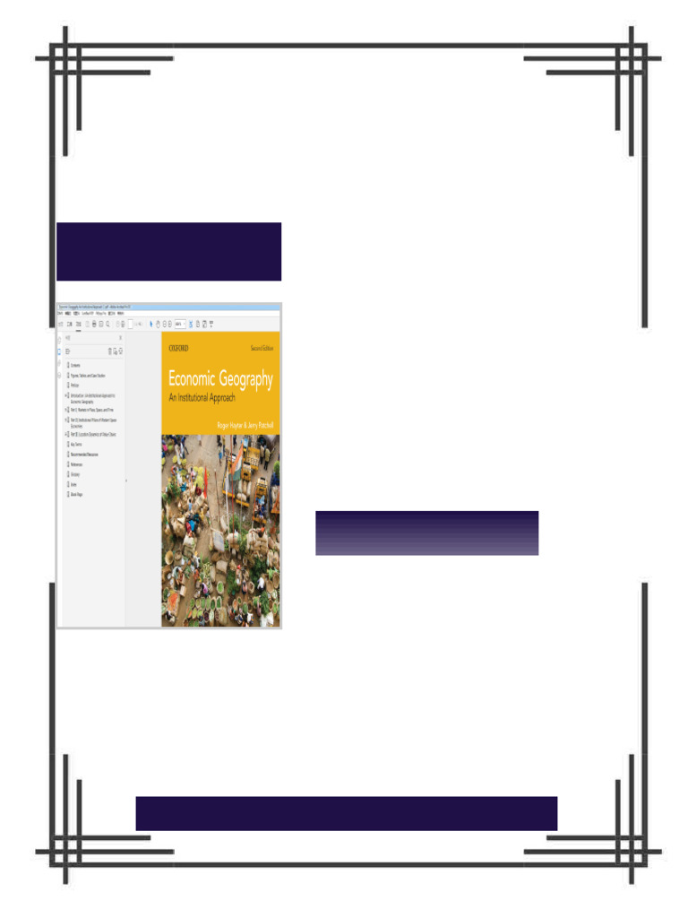 (Original PDF) Economic Geography: An Institutional Approach 2nd eBook ...