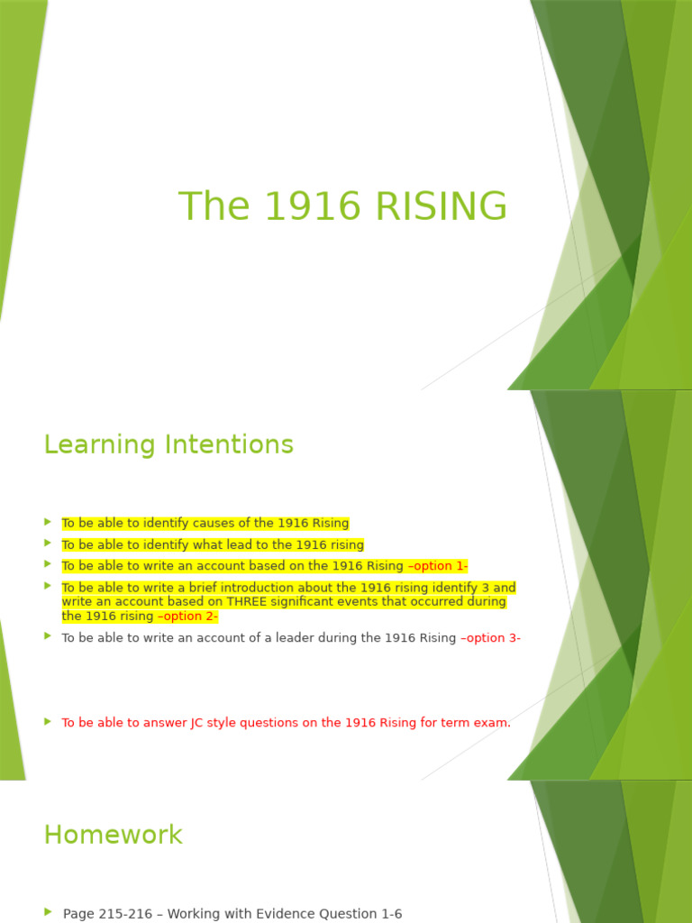 The 1916 Rising | PDF