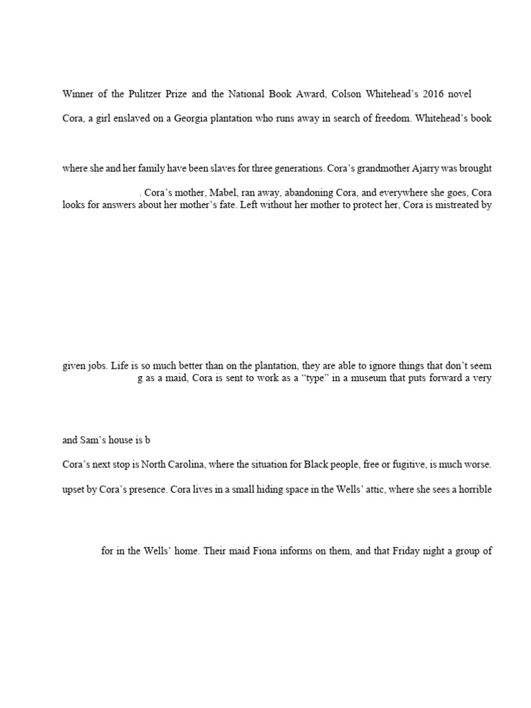 The Underground Railroad(1) | PDF | Underground Railroad