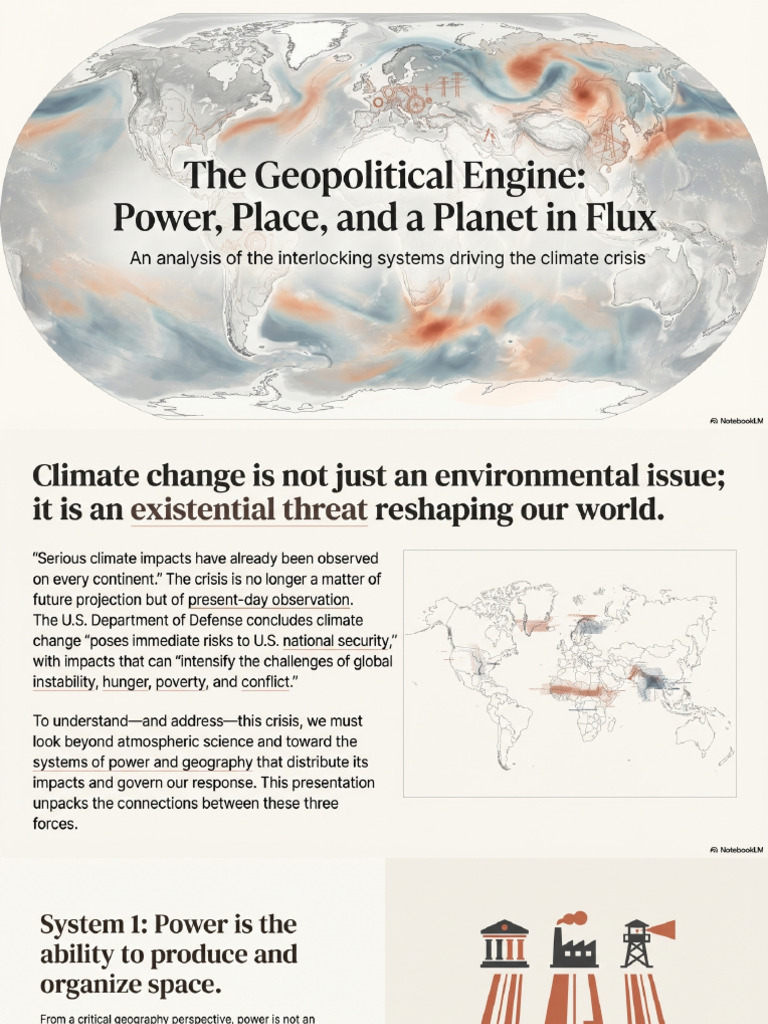 Power Geography Climate Conflict | PDF