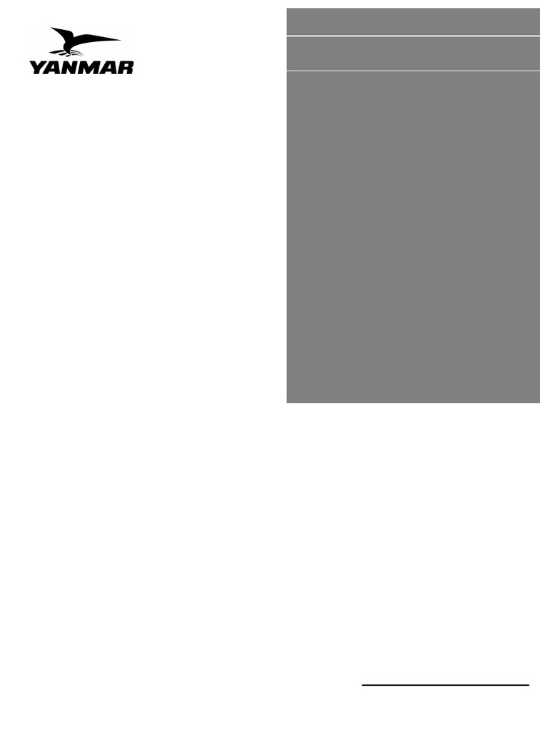 Catalogo de Partes Yanmar L100N6NJ9R2AA | PDF | Piston | Engines