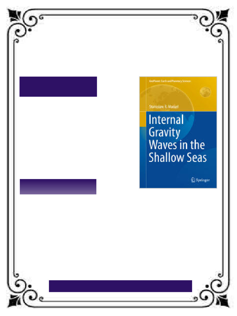 Internal Gravity Waves in the Shallow Seas 1st Edition Stanisław R ...