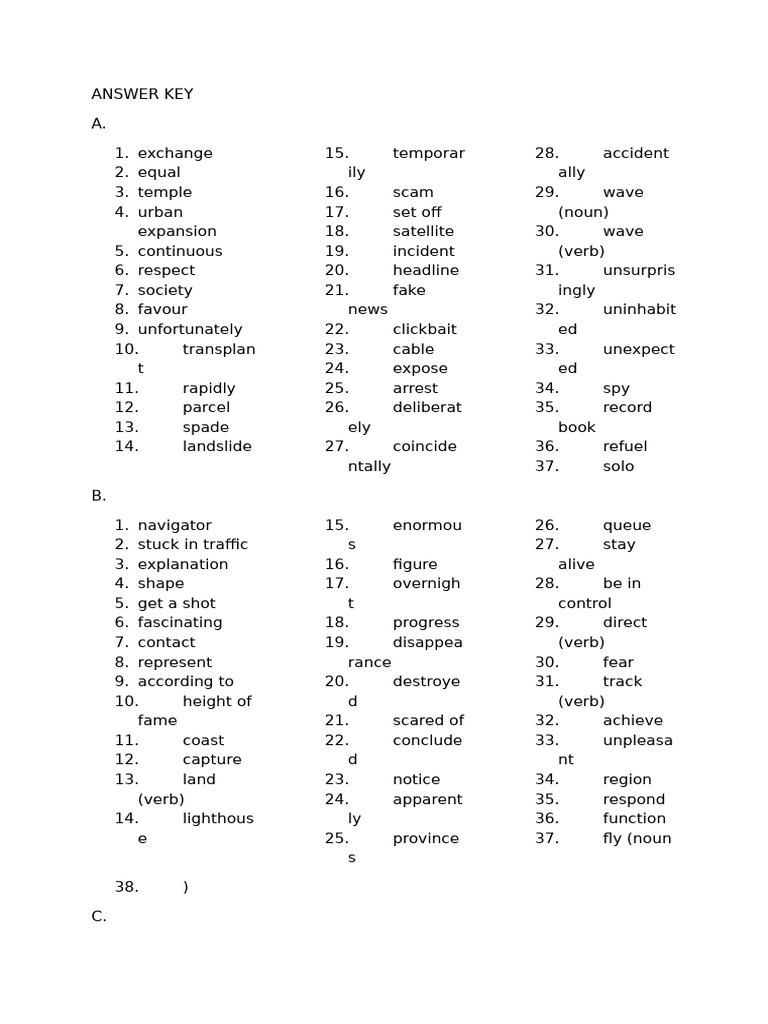 Answer Key | PDF | Chess Openings | Chess