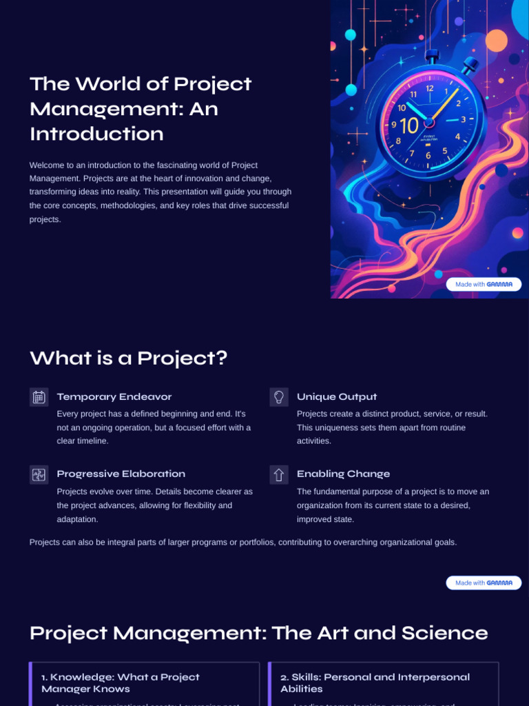 The-World-of-Project-Management-An-Introduction | PDF | Project Management | Agile Software ...