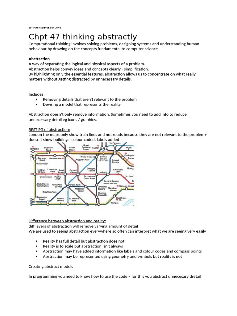 Understanding Abstraction in Computer Science | PDF | Parameter ...