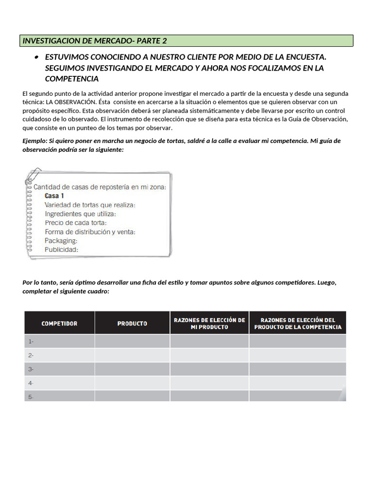ACT_2 (PARTE 2) Investigacion Mercado | PDF