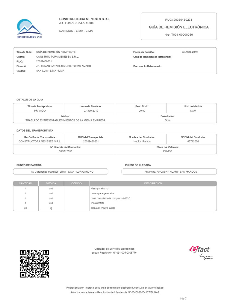 23-08-2019 Nº0056 (1) trabajador curriculum de trabajo cv | PDF