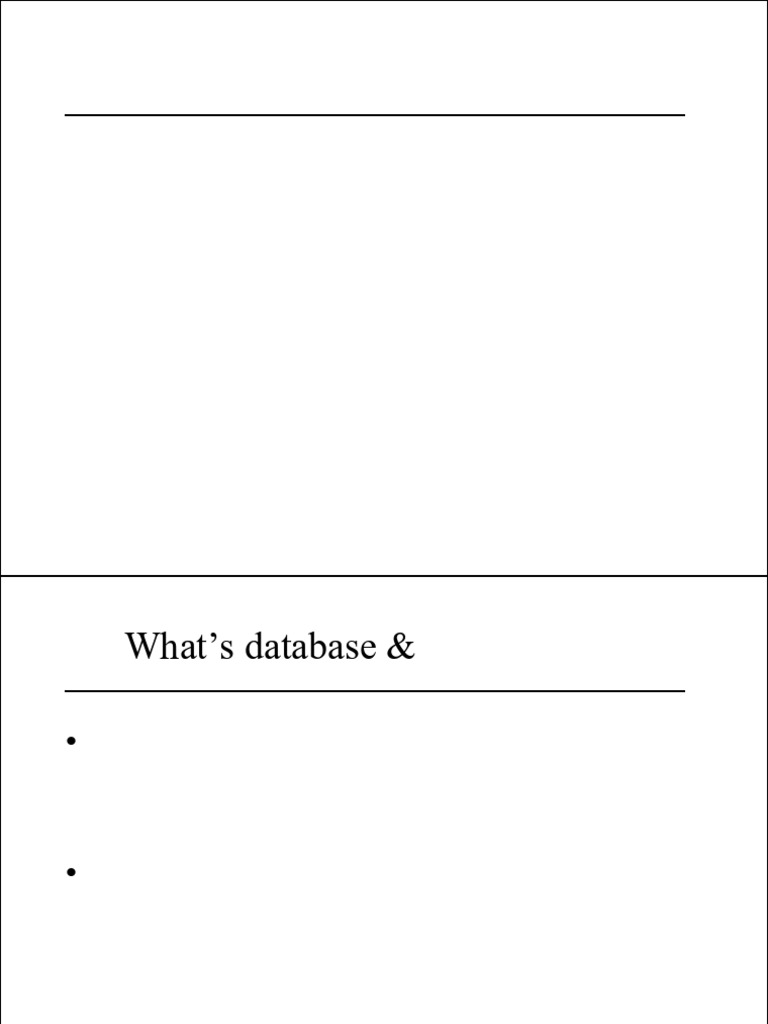 chap 1 | PDF | Databases | Sql