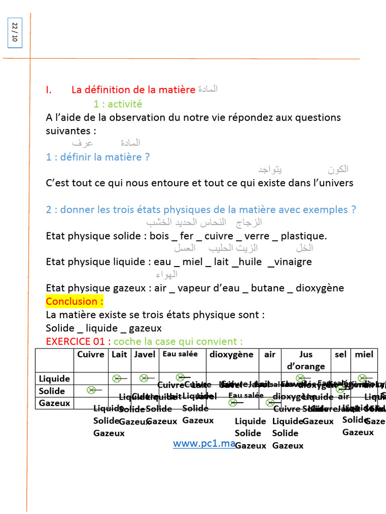 Les trois états de la matière expliqués | PDF | Eau | Gaz