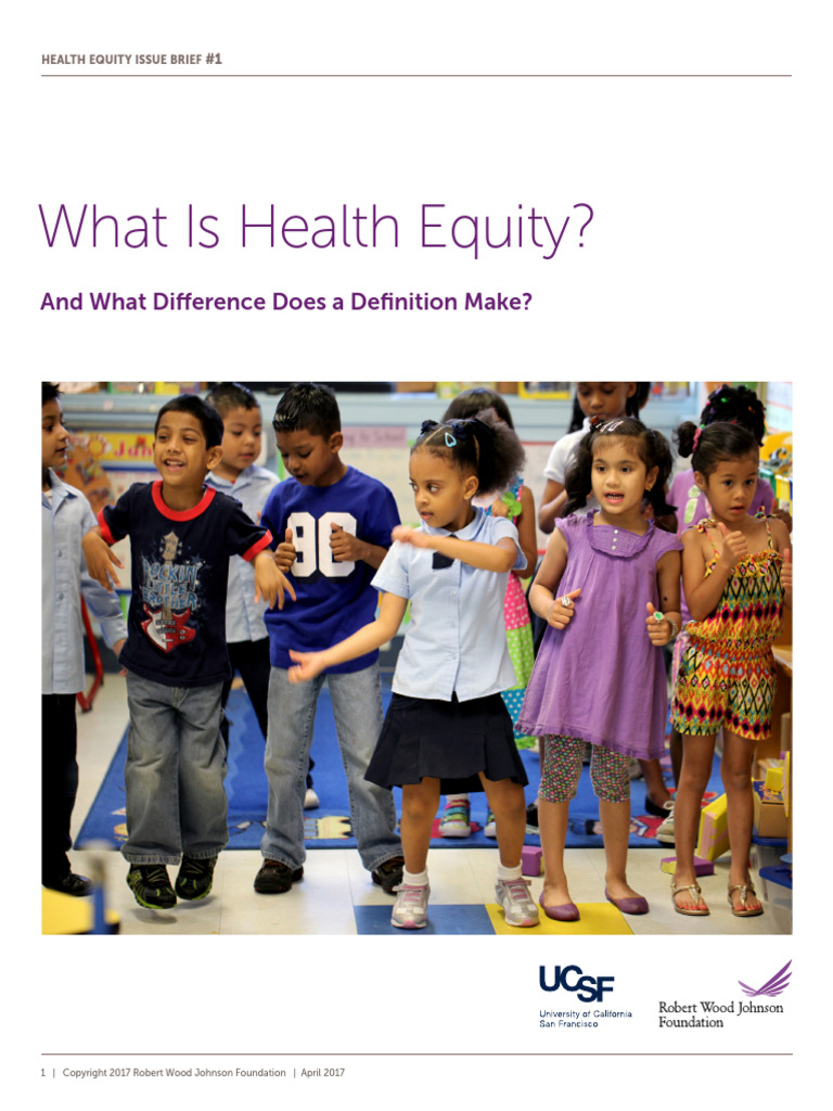Understanding Health Equity Defined | PDF | Health Equity | Social ...