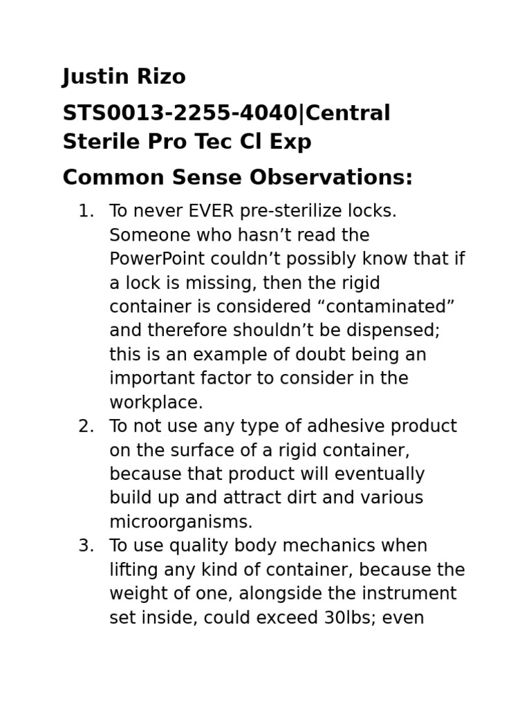 Observations and Questions | PDF