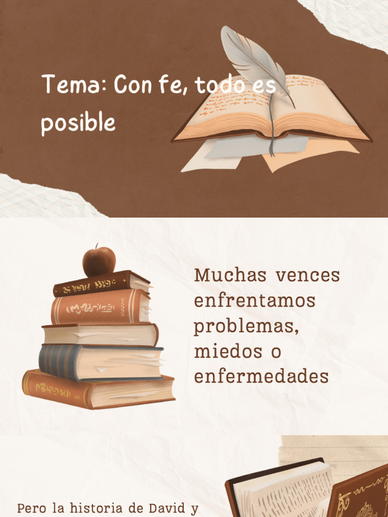 La fe vence gigantes: David y Goliat | PDF