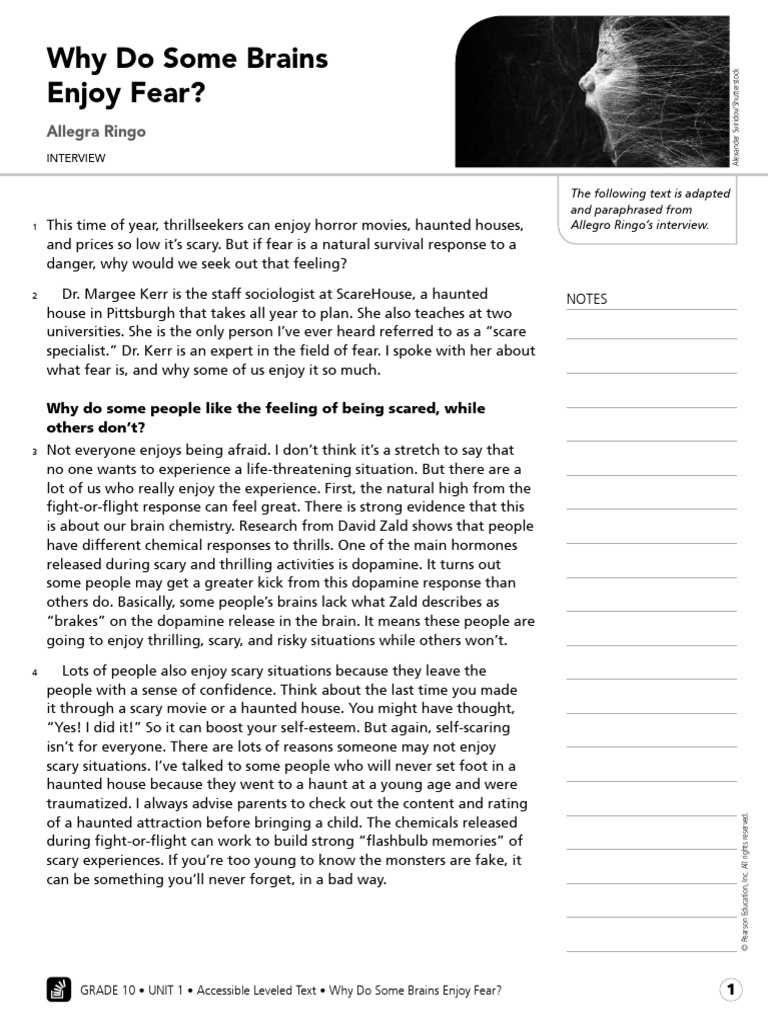 Why Do Some Brains Enjoy Fear | PDF | Fear