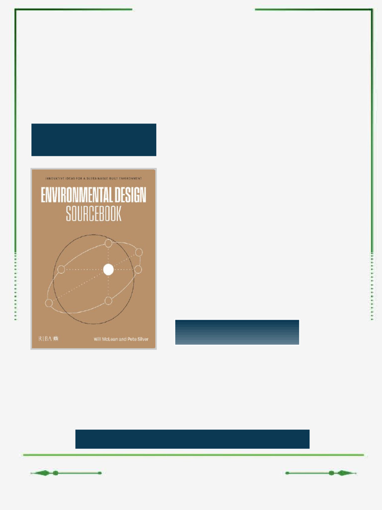 Environmental Design Sourcebook : Innovative Ideas for a Sustainable Built Environment 1st ...