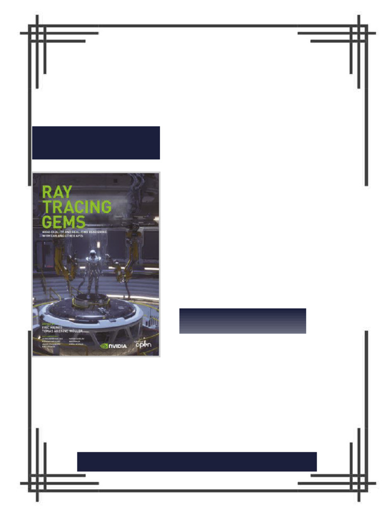 Ray Tracing Gems: High-Quality and Real-Time Rendering with DXR and ...