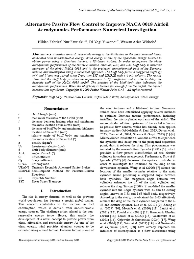 Enhancing the Performance of the Savonius Wind Turbine by Adding a Circular Cylinder Beside the ...