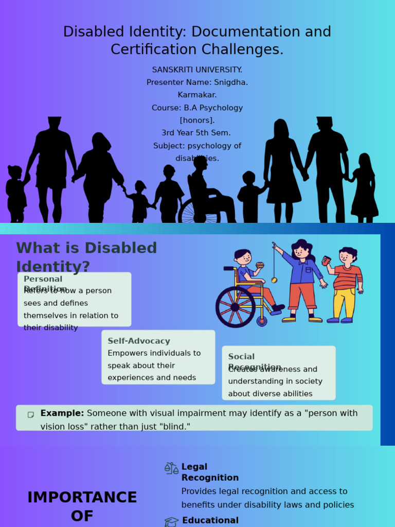 Disabled Identity Documentation and Certification Challenges (1).Pptx | PDF | Disability ...