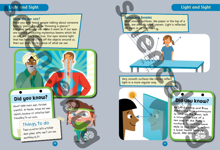Yr6LightandSightp10_11 | PDF | Light