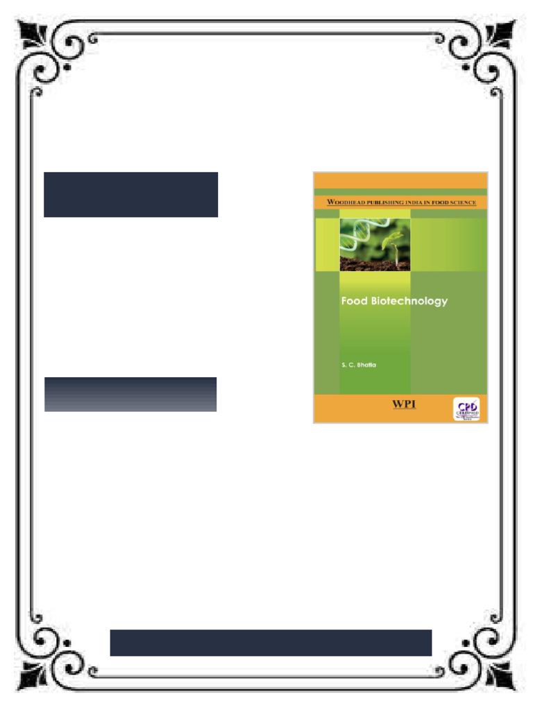 Food Biotechnology First Edition Bhatia eBook multi-device access | PDF ...