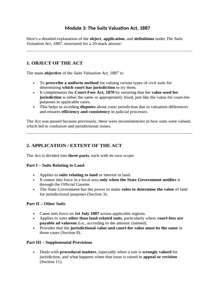 Module 3 CMA | PDF | Lawsuit | Jurisdiction
