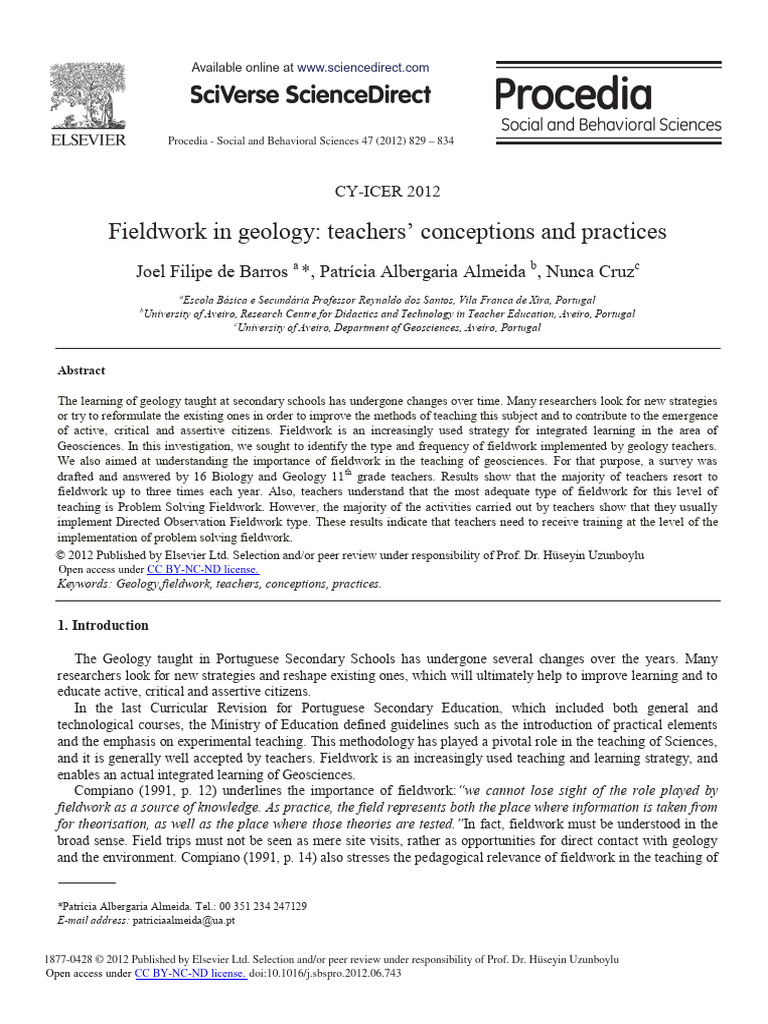 02 | PDF | Field Research | Teachers