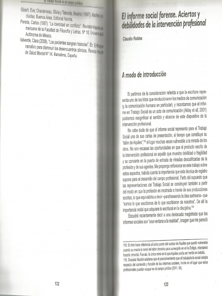 Claudio Robles. Trabajo Social en El Campo Jurídico | PDF