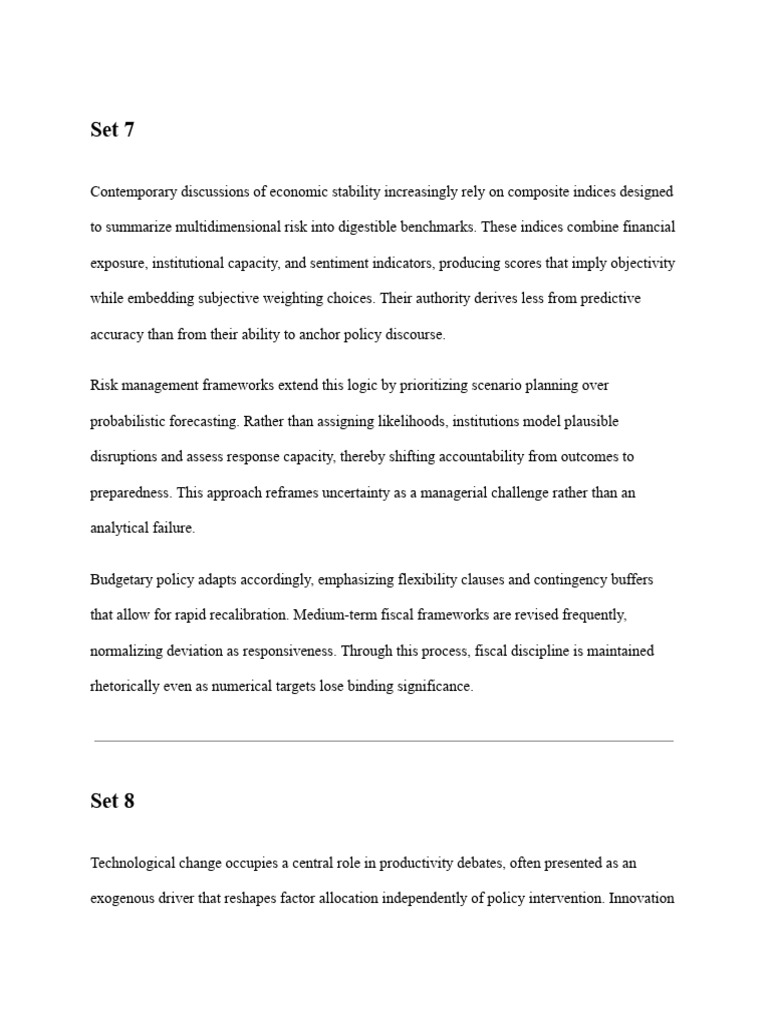 MACRO 3 (4) | PDF | Forecasting | Market (Economics)