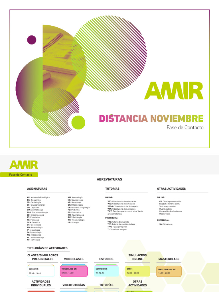 CRONO_CONTACTO_DISTANCIA 2026_inicio NOVIEMBRE | PDF | Cuidado de la ...