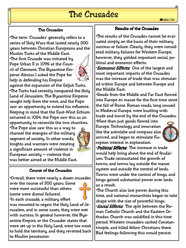 Crusades+Reading | PDF | Crusades | Pope
