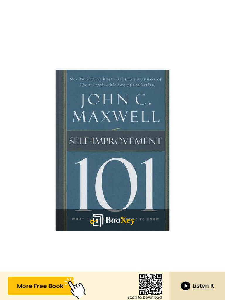Self-Improvement 101 PDF (1) | PDF | Mentorship | Learning