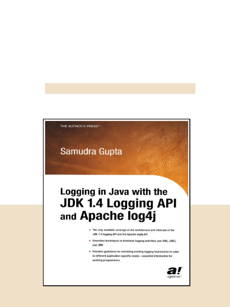 Logging In Java With The Jdk 14 Logging Api And Apache Log4j Samudra ...