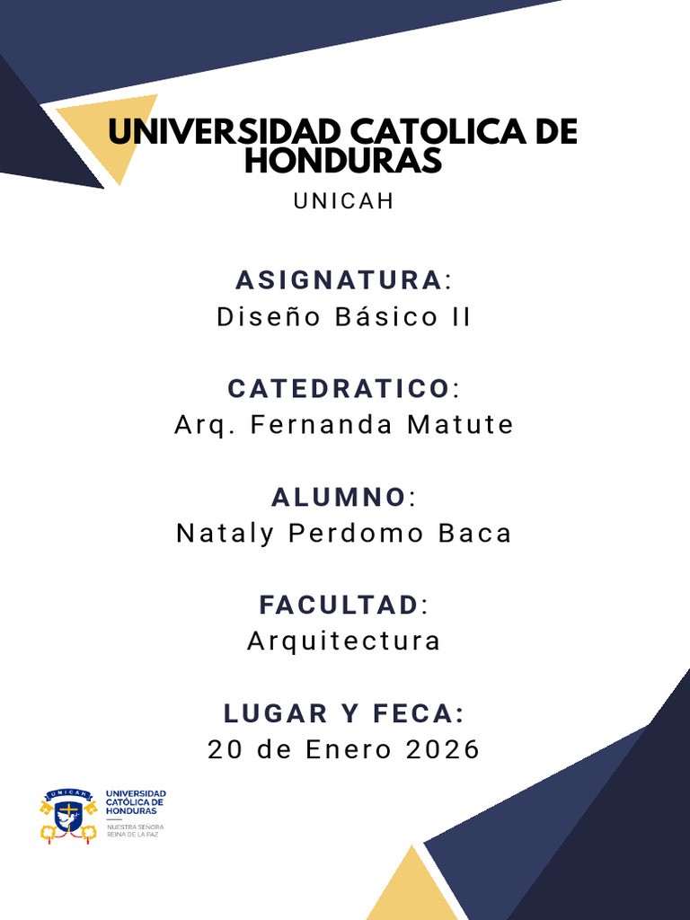 Diseño Básico II - UNICAH 2026 | PDF