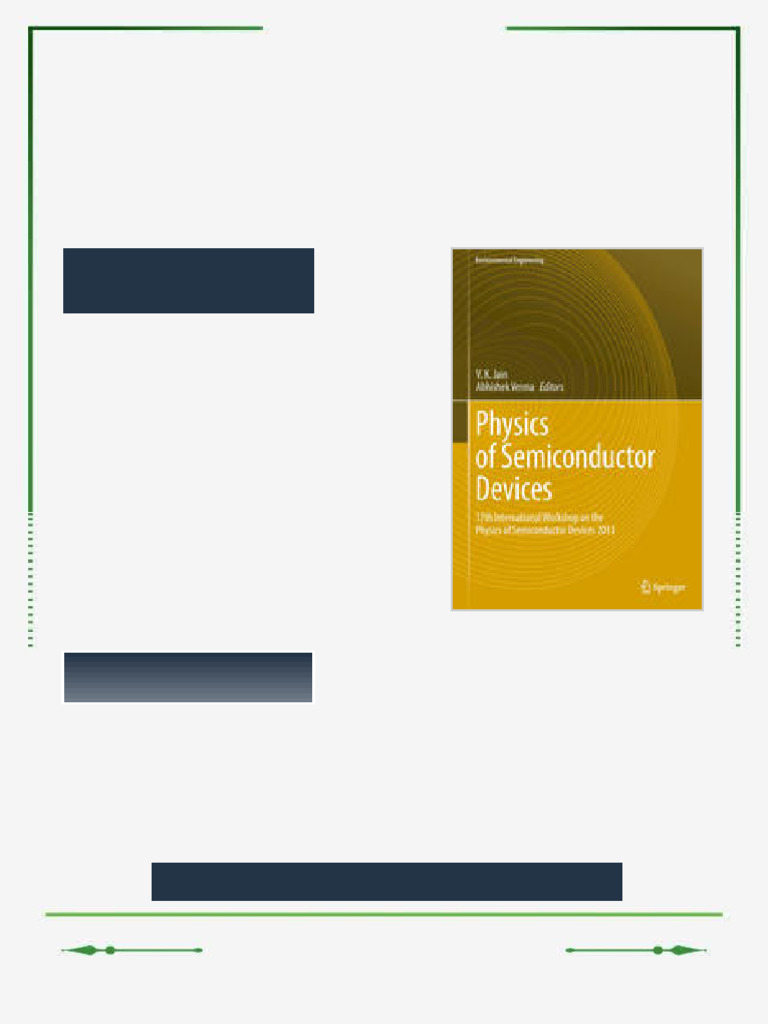 Physics of Semiconductor Devices 17th International Workshop on the Physics of Semiconductor ...