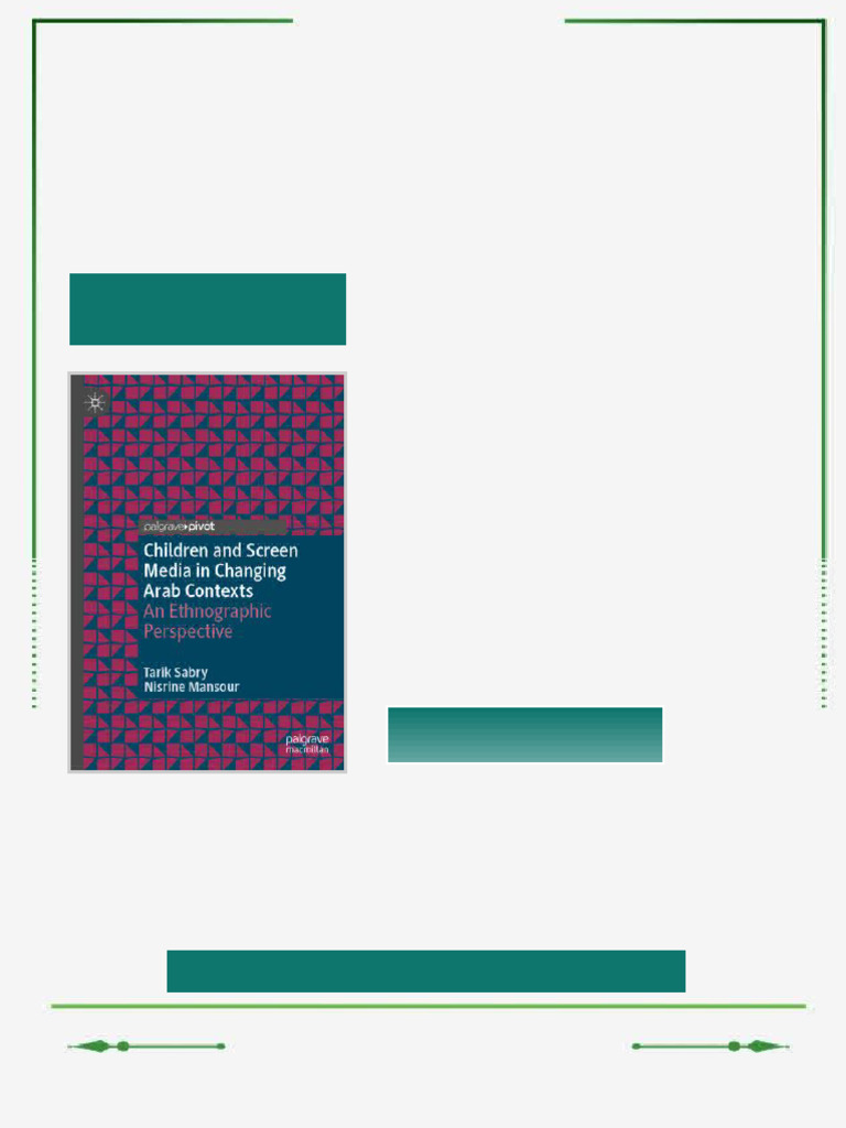 Children and Screen Media in Changing Arab Contexts An Ethnographic ...