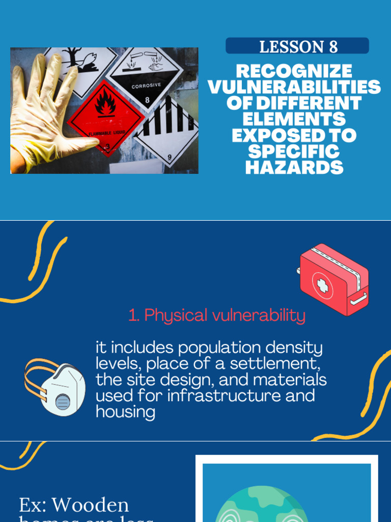DRRR Q3 Lesson 8 Recognize Vulnerabilities of Different Elements ...