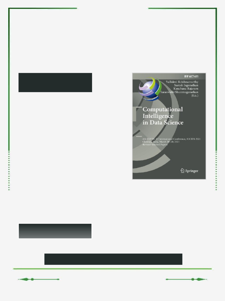 Computational Intelligence in Data Science: 4th IFIP TC 12 International Conference, ICCIDS 2021 ...