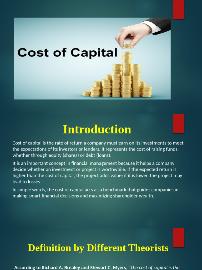 Unit - 3 Finance part 3 | PDF | Cost Of Capital | Equity (Finance)