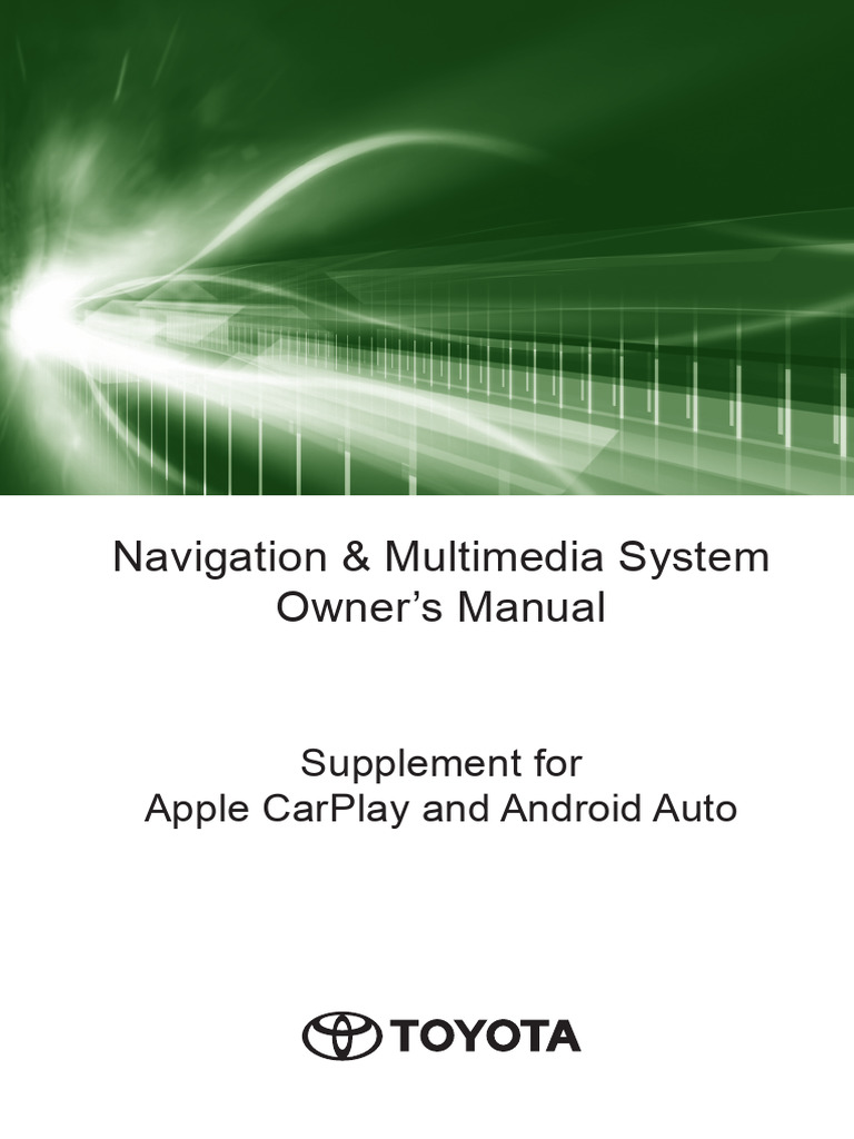 Toyota Navigation & Multimedia Guide | PDF | Smartphone | Android ...