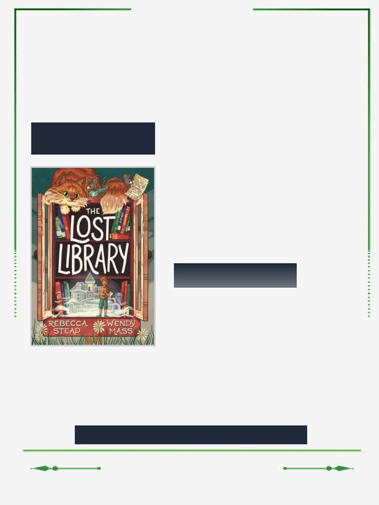 The Lost Library Rebecca Stead ebook ready to download 2026 | PDF | Mouse