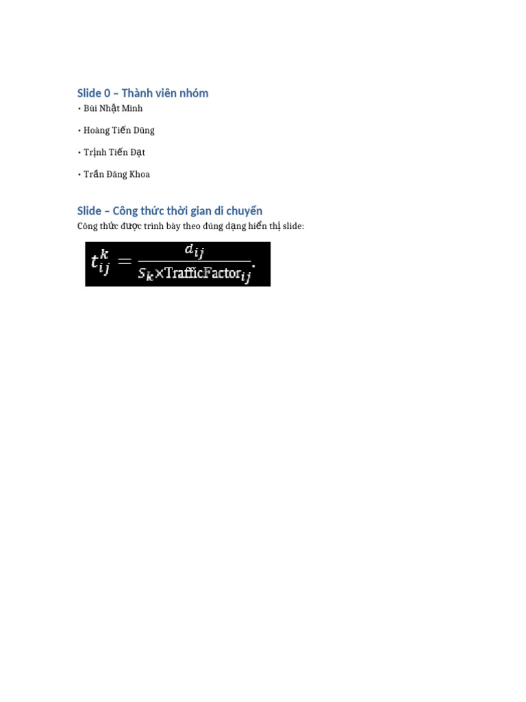 Formula and Members Slides | PDF