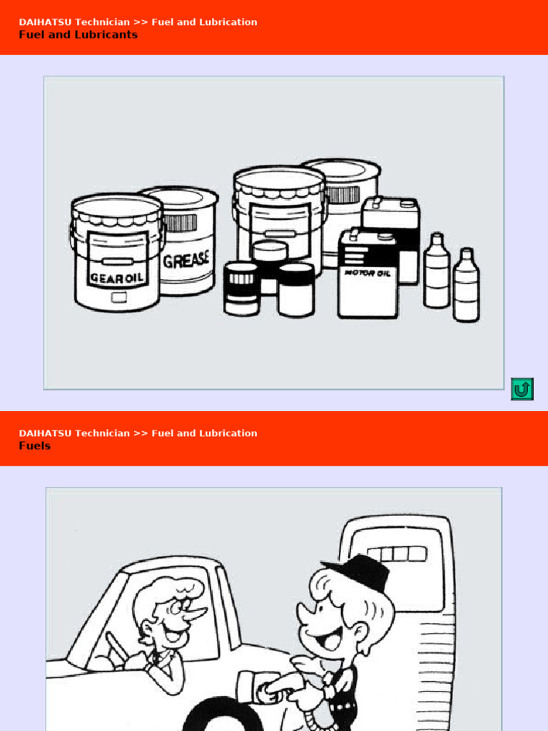 Daihatsu Fuel and Lubrication Guide | PDF | Mechanical Engineering ...