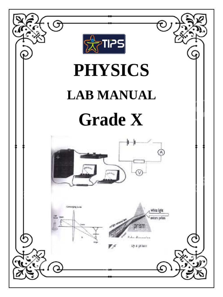 X Lab Manual Physics 2024- 25- FINAL | PDF | Voltage | Resistor