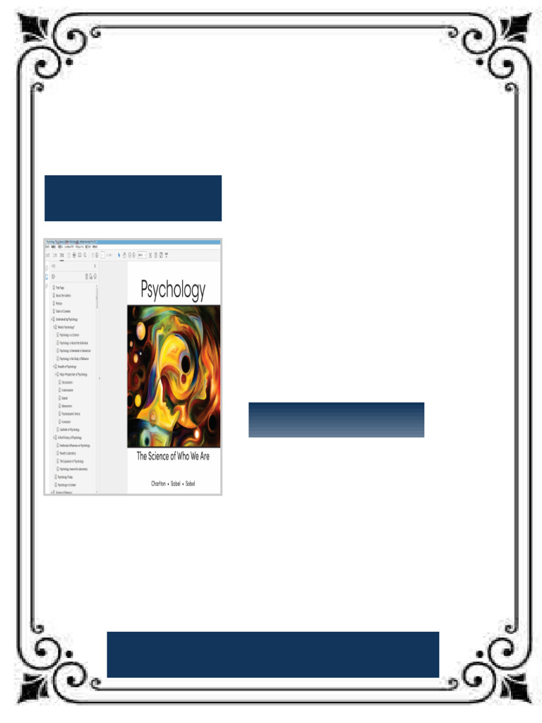 (Original PDF) Psychology The Science of Who We Are by Ken Sobel eBook complete online chapters ...