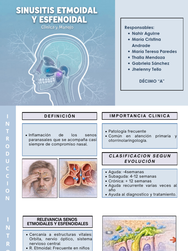 ETMOIDITIS CRÓNICA | PDF | Enfermedades y trastornos | Cabeza y cuello ...